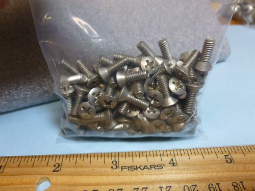 100ct. NAS387C-832-8P Stainless SCREWS, Oval Head, 82 Degree CS (8-32 x ...