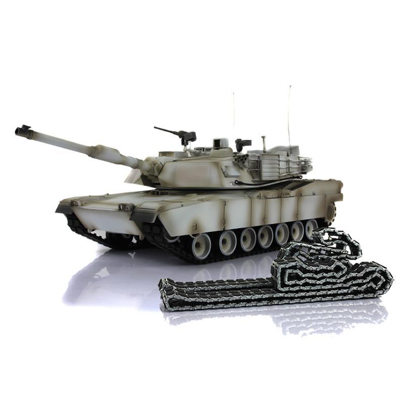 1/16 Henglong Abrams M1A2 RC Tank Metal Chassis TK16 Flysky I6S Metal ...