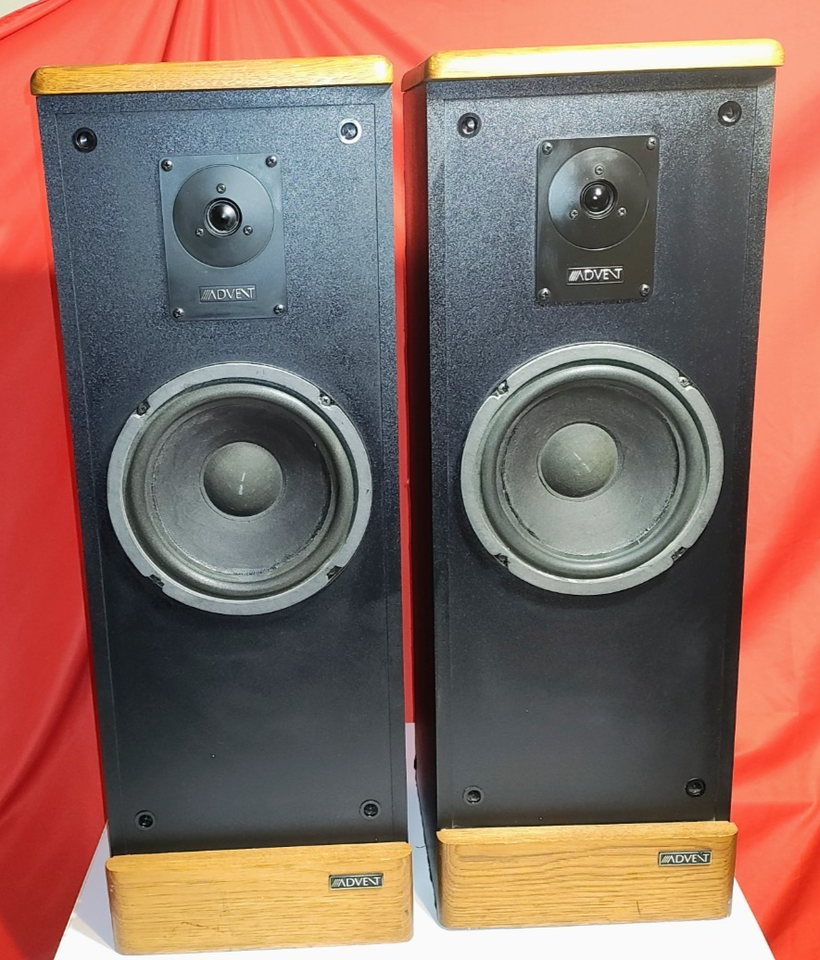 Pair Of Vintage 1980s Advent Prodigy Tower 2 Way Speakers Tested . | eBay