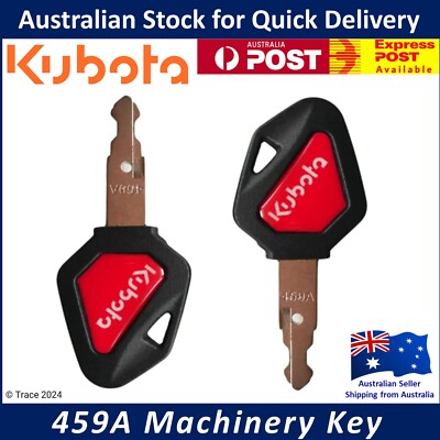 Kubota 459A Key - Excavator Backhoe Skid Steer Loader Ignition Key ...