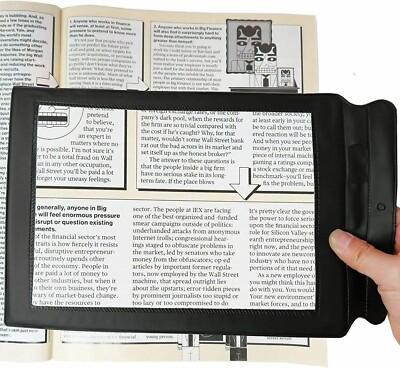 Large Book Magnifier for Reading Large Sheet Magnifier Reading Aid ...
