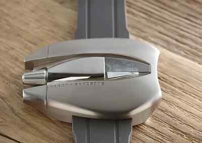 Spaceone - Rare Brushed Titanium Jumping hour watch - Dreamwatch-5, 1/ ...