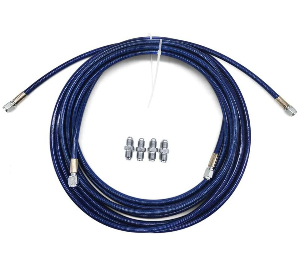 New Stainless Rear Flexible Brake Lines Replacement Kit For 96-00 Honda ...