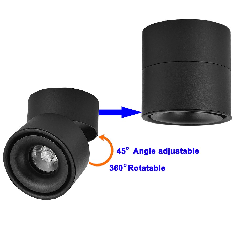 12W COB LED Ceiling Light Fixture Picture Spotlight Adjustable Lamp ...