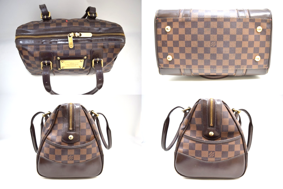 Auth Louis Vuitton Berkeley Hand Bag Damier Canvas N52000 LV 51406 | eBay