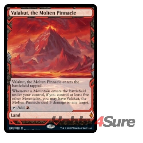 Valakut, The Molten Pinnacle M/NM Magic MTG Zendikar Rising Expeditions ...