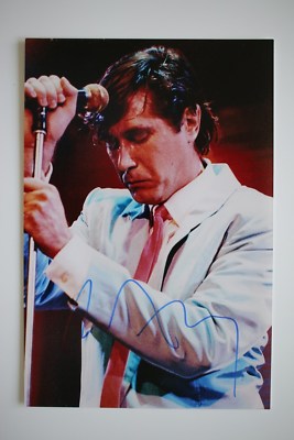 Bryan Ferry " Roxy Music " signed 20x30cm Foto Autogramm / Autograph In ...
