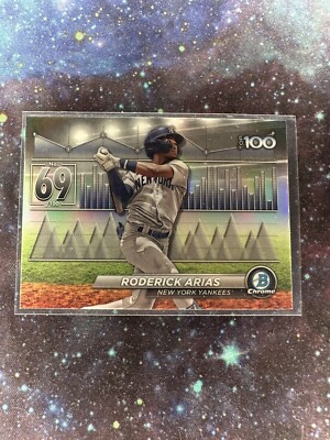 2024 Bowman Chrome Scouts’ Top 100 BTP-69 Roderick Arias, New York ...