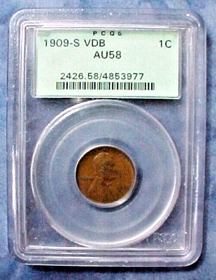UNITED STATES OF AMERICA 1909 SVDB LINCOLN CENT PENNY OGH PCGS ...