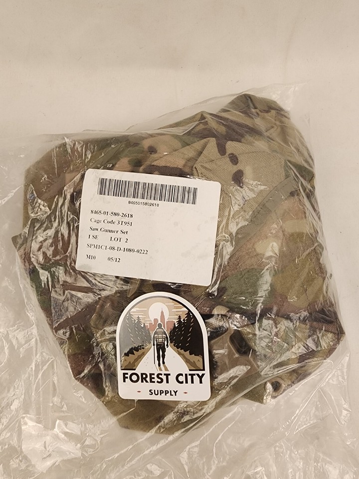 NEW - 4 Piece Complete Saw Gunners Kit USGI Military MOLLE OCP Multicam ...
