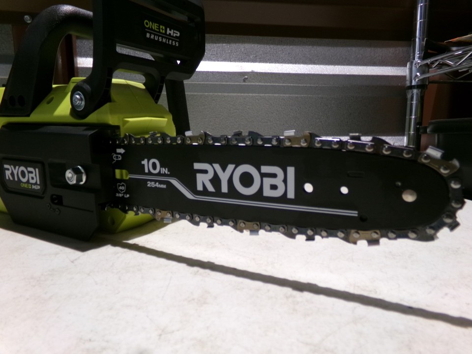 RYOBI P2502 18V ONE+ HP Brushless 10" Chainsaw - No Chain | eBay