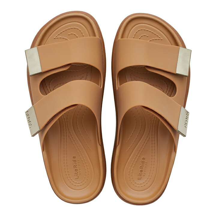 Crocs Women Brooklyn Luxe Sandal Tan / Tan US size W4 - W9 New | eBay
