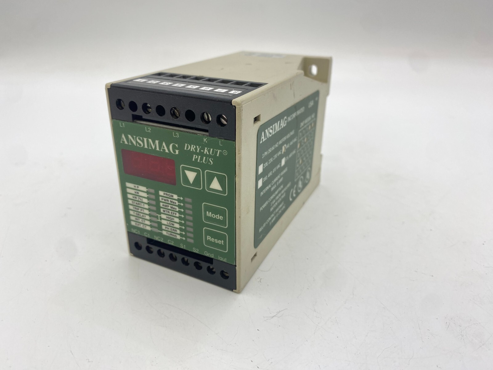 Ansimag DKP-3-380 Intelligent Pump Protection Device 8A 440/460V 50/60Hz 3 Phase | eBay