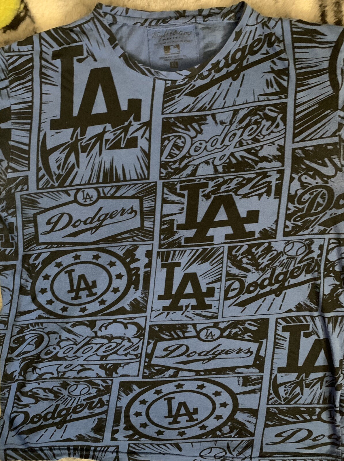 Rare Vintage Dodgers Wright & Ditson MLB Pop Art Comi… - Gem