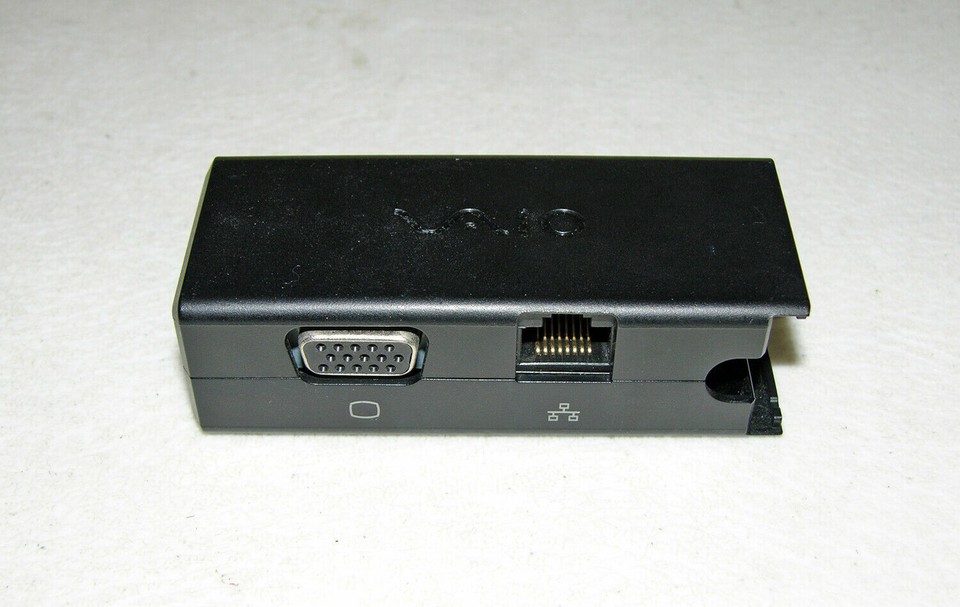 Genuine OEM Sony Vaio P Series VGA LAN Adapter Extension Dongle VGP ...