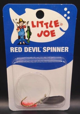 Vintage Little Joe LR320 Red Devil Spinner #4 IND NICKEL #2 Hook | eBay