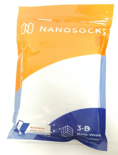 NANOSOCKS 3D Nano-Wave Technology Compression Socks Size 3 White | eBay