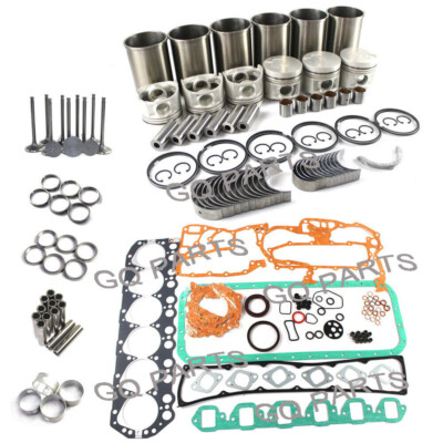 For Nissan TD42 Engine Rebuild Kit w/ Valves Forklift Y61 Vehicle 12010 ...