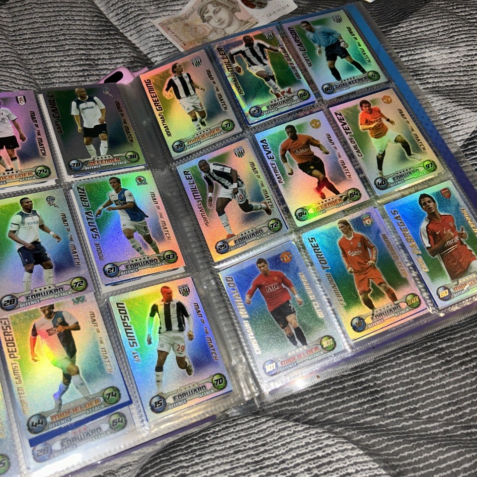 Match Attack Collection Binder 2008/2009 Full Set | eBay UK