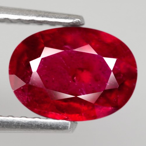 1.71Ct. Natural Gemstone Ruby Red Oval Madagascar Beautiful Sparkles Color! | eBay