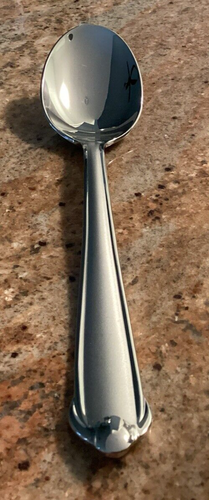 Mikasa CLASSICO SATIN Lg Soup Spoon (s) 7 5/8" Stainless Flatware Korea ...