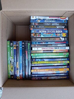 Lot of 28 super hero + more cartoon dvds !CLASSIC MOVIES,(trl1/#241) | eBay