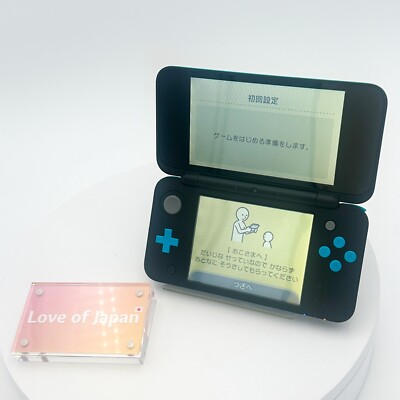 New Nintendo 2DS XL LL Black Turquoise Console Japanese ver Good ...