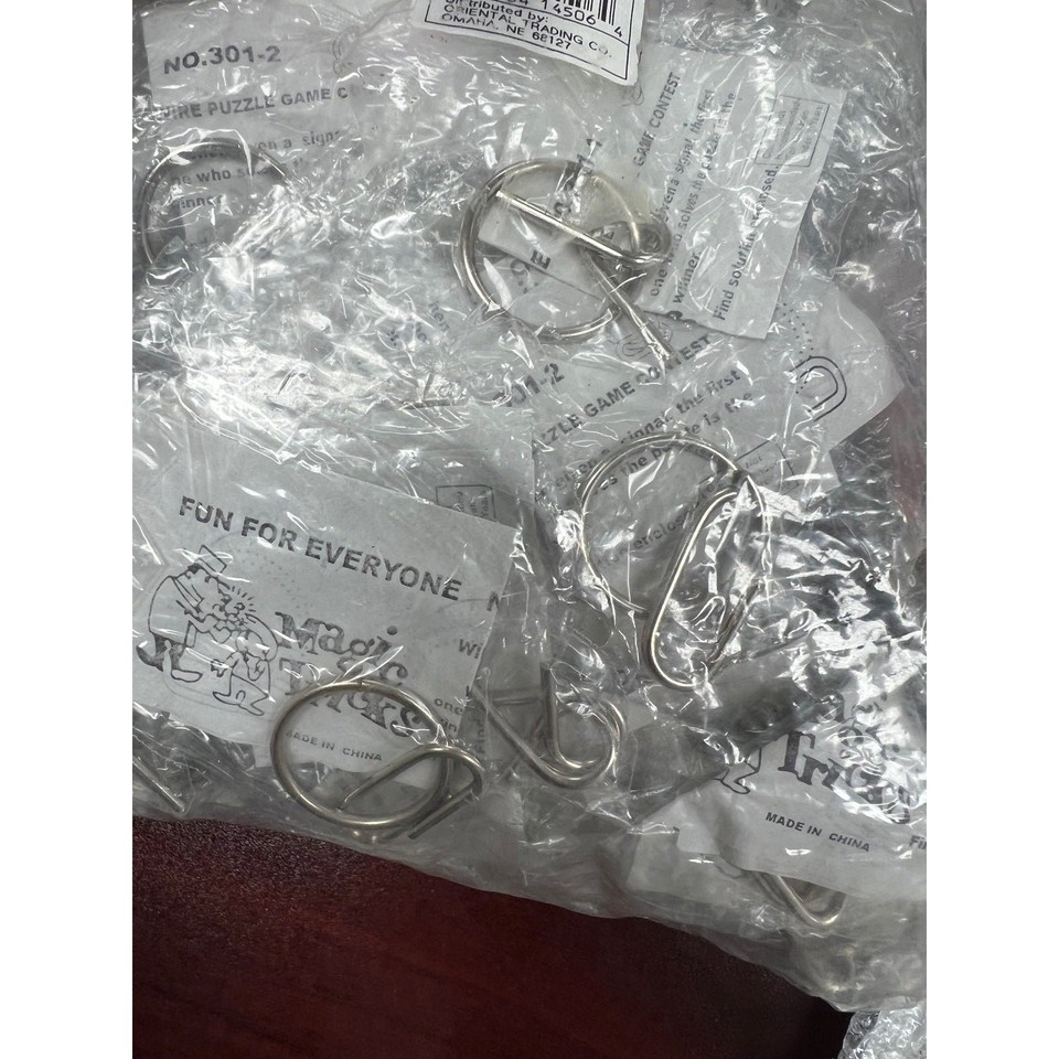 Magic Tricks Wire Puzzle Game Contest Novelty Party Favors Fun For ...