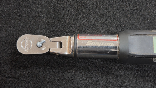 SNAP-ON ATECH 1/4" DRIVE TECHANGLE FLEX-HEAD TORQUE WRENCH 12-240 IN ...