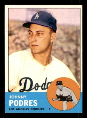 1963 Topps #150 Johnny Podres - NM+ | eBay