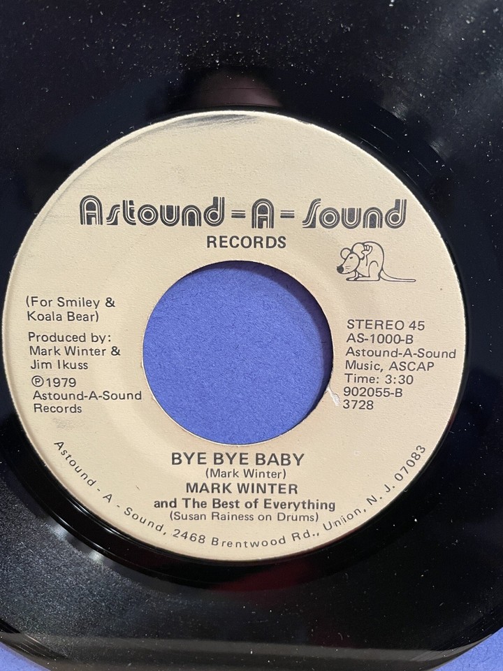 Mark Winter - Roller Palace / Bye Bye Baby / '79 US 45 / Astound a ...