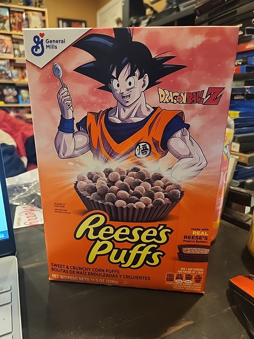 Dragon Ball Z Goku Reese's Puffs Cereal | Grelly USA