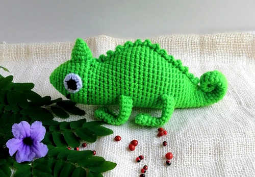 Crochet Dolls Amigurumi Soft Baby Toys Pascal of Tangled Christmas ...