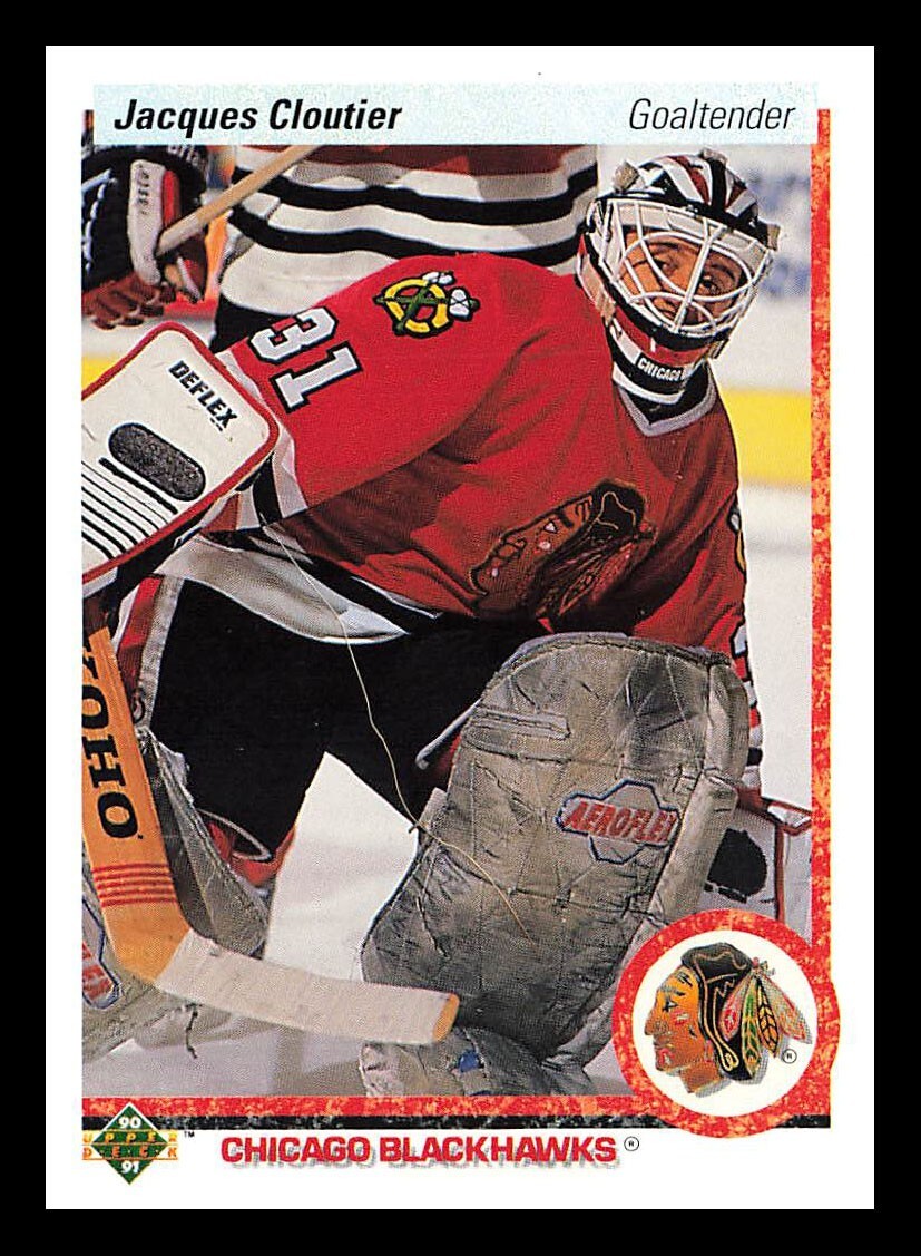 1990-91 Upper Deck - #114 Jacques Cloutier (RC) | eBay