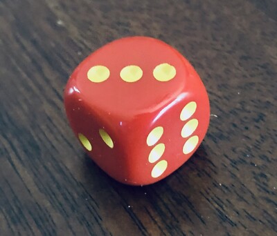 Catan (Red Die Dice) Official Extra/Replacement Game Piece | eBay