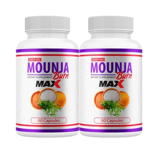 2-Pack Mounja Burn Max Capsules, MounjaBurn Supports Weight Loss - 120 ...