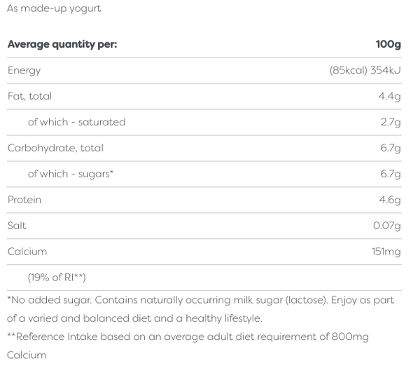 EasiYo Greek Style Natural 8 Pack Yogurt Sachet Each Powder Makes 1KG ...