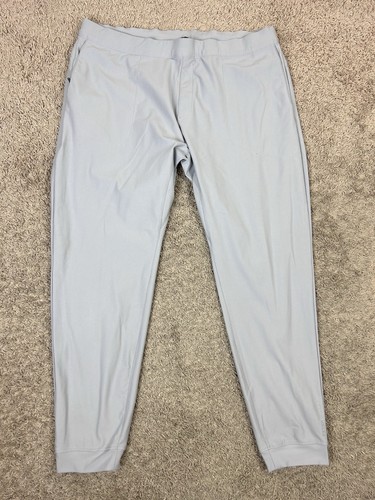 Peter Millar Joggers Gray Atlas Performance Pant Stretch Spell Out Men ...