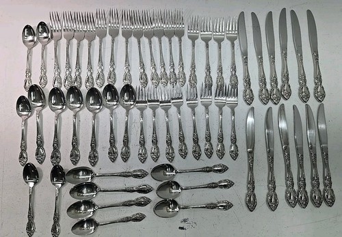 Lot of 54 - Oneida USA Stainless Flatware "Wordsworth" Pattern 54 ...