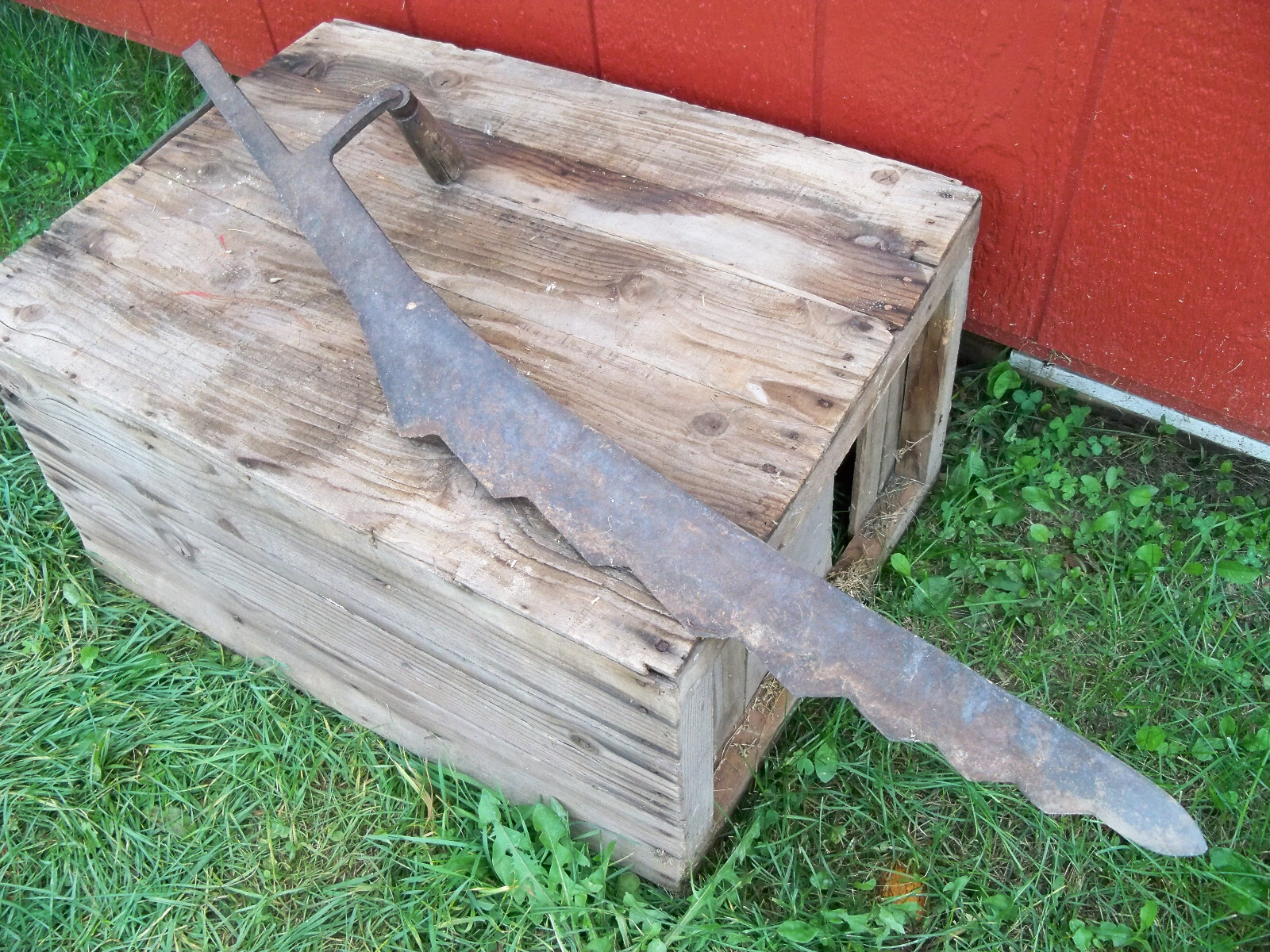Antique Hay Knife Farm Harvesting Tool, 35" Long, Rustic Western ...