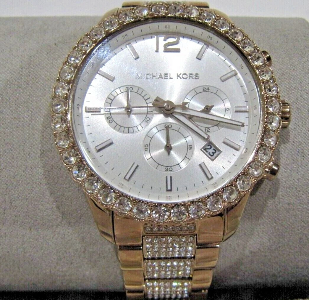 Michael Kors Watch Rose Gold White Face