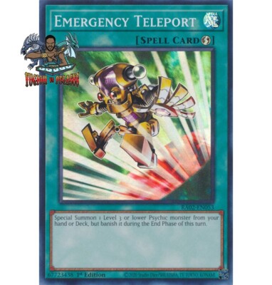 Yugioh! 1x Emergency Teleport RA02-EN053 Collector's Rare 1st Ed NM | eBay