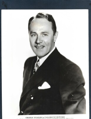 CHARLIE RUGGLES HANDSOME STUNNING PORTRAIT 1935 ORIG VINTAGE PHOTO 54 ...