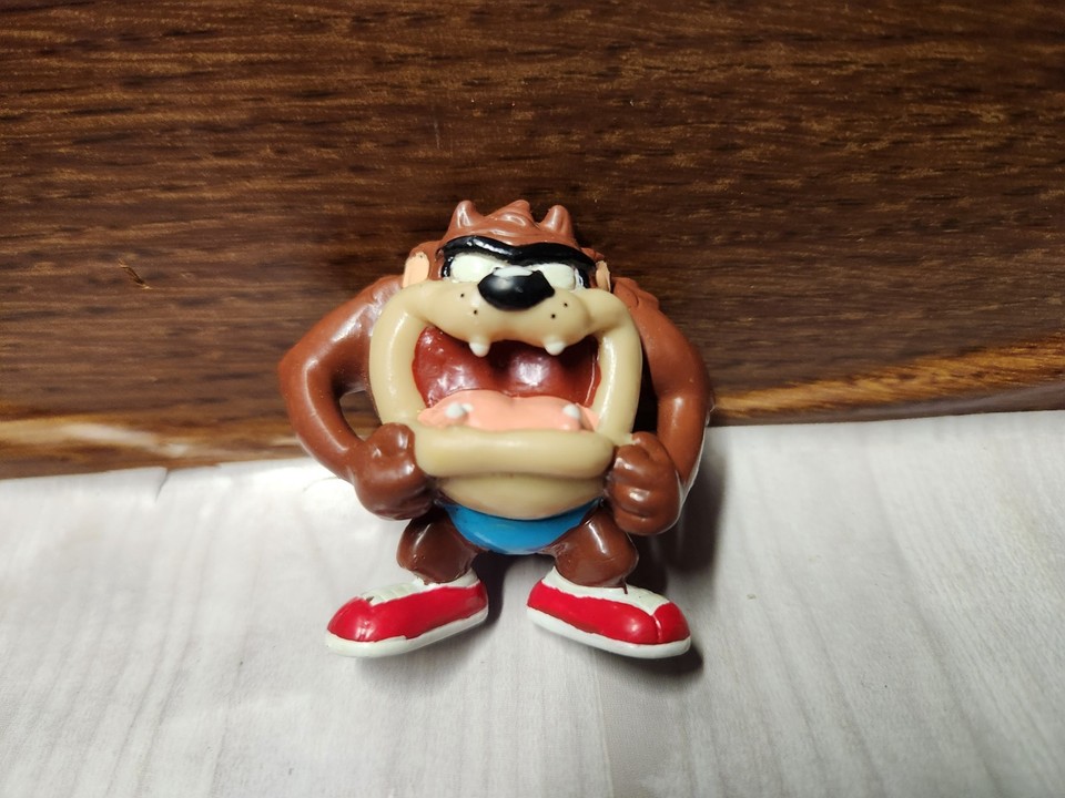 Vintage Taz Tasmanian Devil Looney Tunes Toy Figure PVC Cake Topper ...