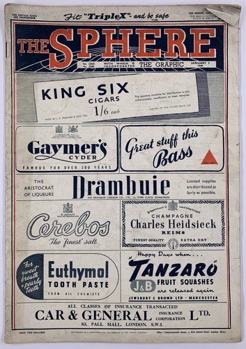 The Sphere Magazine. No. 2500. January 3 1948 | eBay