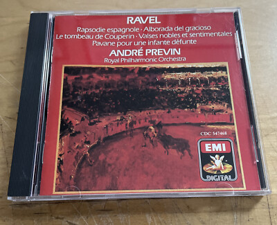 PREVIN - RAVEL rapsodie espagnole, alborada, tombeau EMI CD | eBay