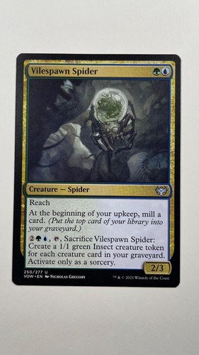 MTG Innistrad Crimson Vow Vilespawn Spider 250/277 Magic the Gathering ...