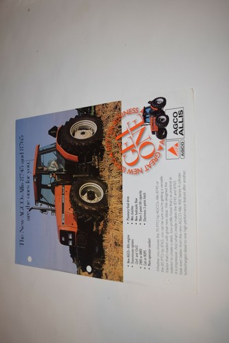 AGCO Allis 8745 8765 Tractor Sales Brochure | eBay