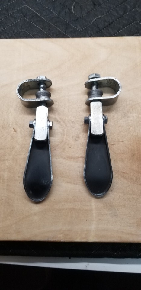 Vintage Chopper Highway Pegs/Passenger Pegs Chrome Spoon | eBay