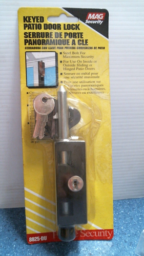Mag Security Keyed Patio Door Lock (8825-DU) FS | eBay